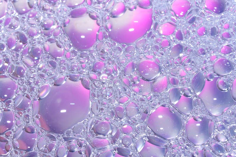 Soap Foam Bubbles Close-up. the Texture of Foam Bubbles Stock Photo ...