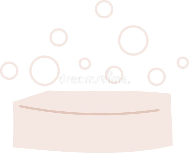Soap with Foam stock vector. Illustration of foam, laundry - 299870096
