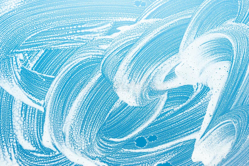 Cleaning Background Texture Window with Soap Stock Image - Image of ...
