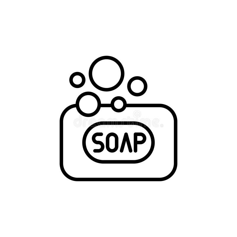 Soap Icon and Bubble Foam Icon Vector Sign Symbol Stock Vector ...