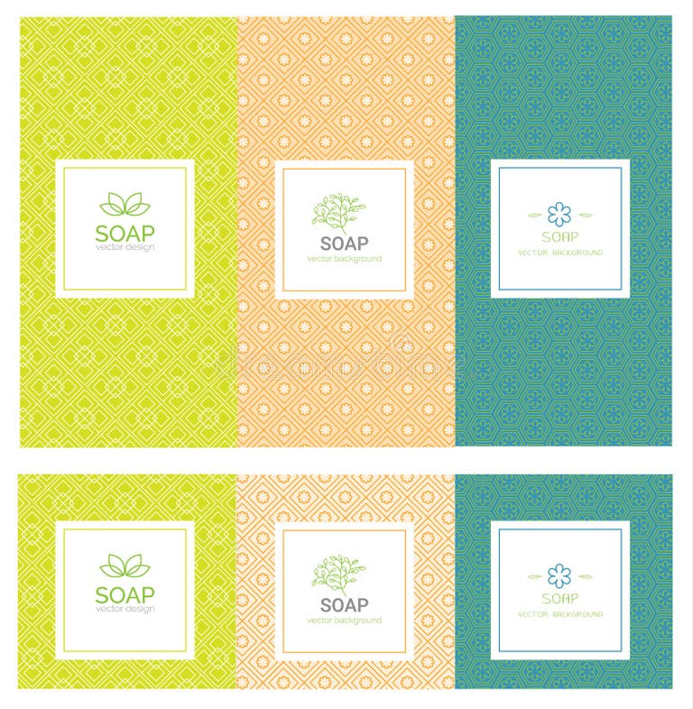Soap Packaging Wrapping Paper Stock Illustrations – 628 Soap Packaging ...