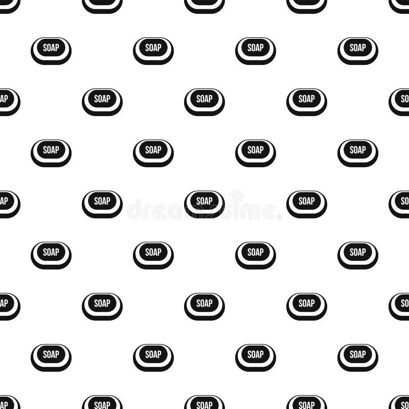 Soap pattern, simple style stock illustration. Illustration of drenched ...