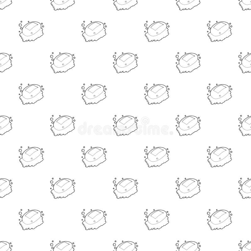 Soap Pattern Vector Seamless Stock Vector - Illustration of product ...