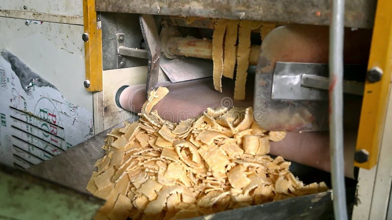 Soap Pellets are Crushed into Chips after Refining for the Extrusion ...