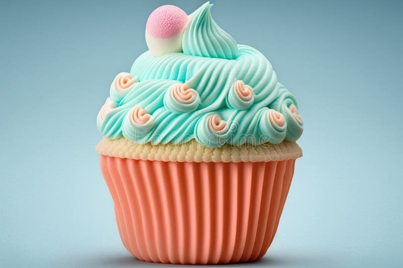 Soap Shaped Like a Cupcake. Generative AI Stock Illustration ...