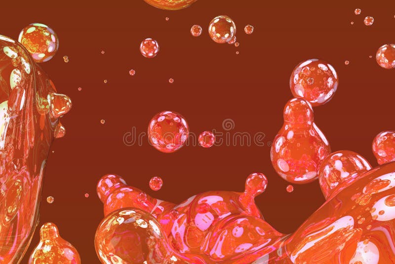 Soap Shiny and Glossy Liquid Abstract Gradient Background 3D ...