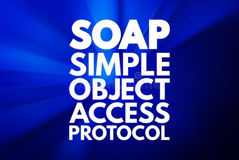 SOAP - Simple Object Access Protocol Acronym, Technology Concept ...