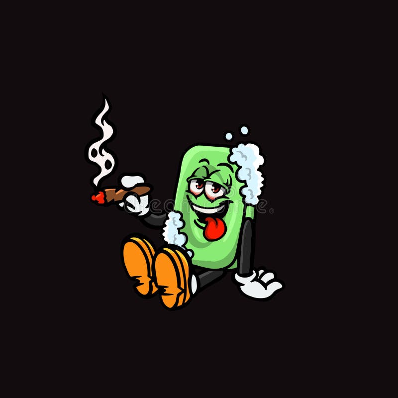 Soap Smoking Blunt Hold Weed Cannabis Bud Nug Stock Vector ...