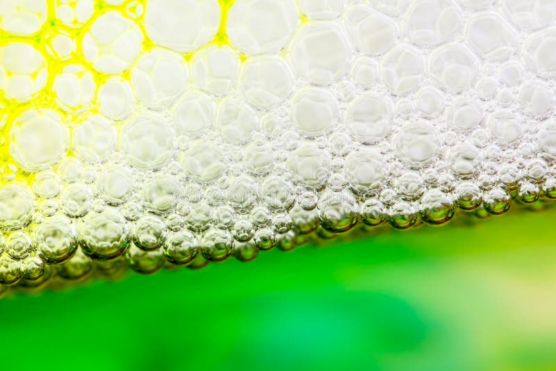 Soap suds close-up stock photo. Image of green, colours - 33702334