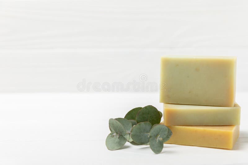 Soap on a Texture Background. Stock Photo - Image of cream, plant ...