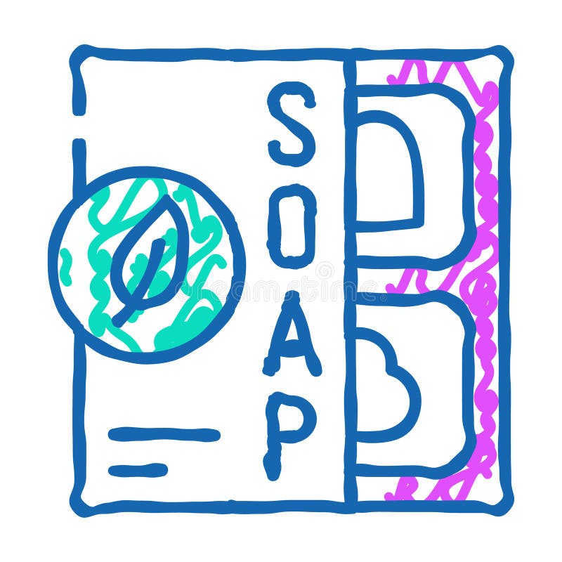 Soap Zero Waste Icon Doodle Illustration Stock Illustration ...