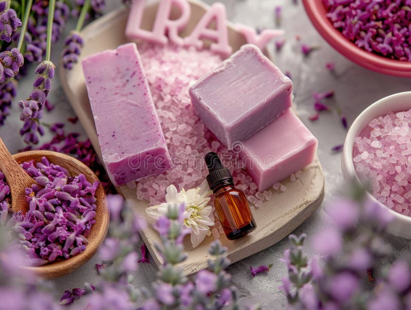 Soaps on table stock image. Image of dishes, table, products - 375694621