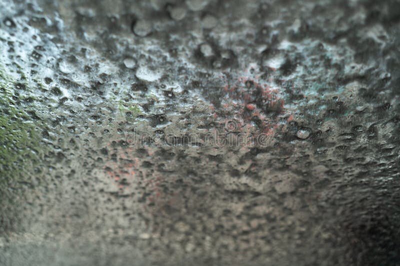 Soapy Car Windshield View from Inside a Car during an Automatic Wash ...