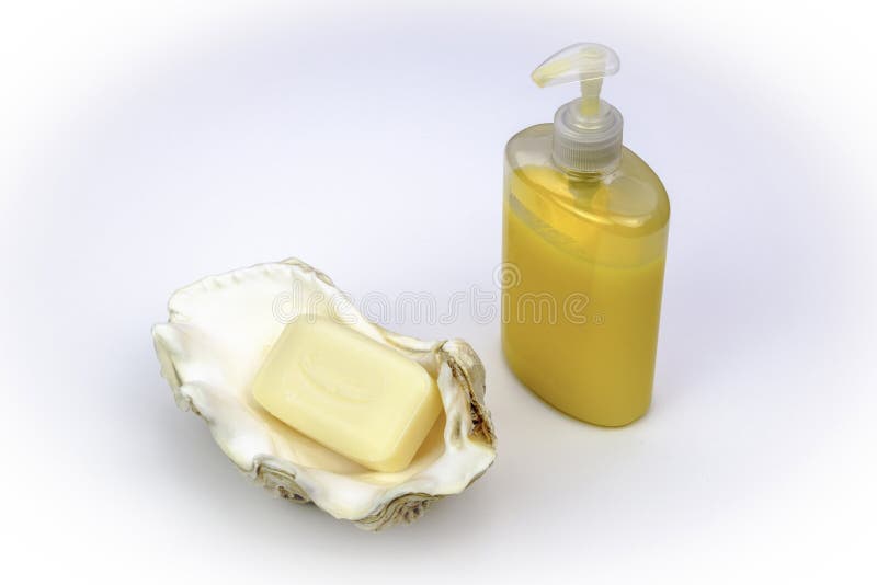 Soapy hand wash and dish stock image. Image of water - 131780445