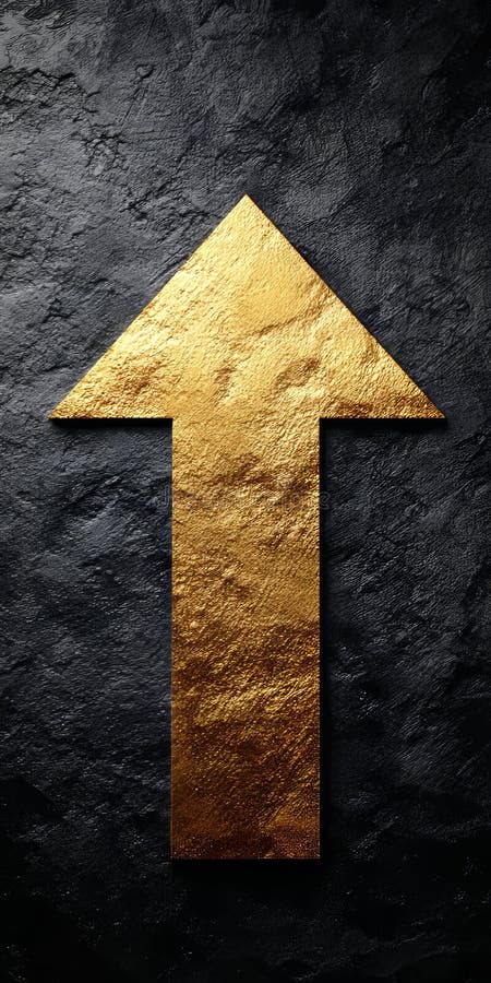 Soaring Arrow on Textured Canvas, Symbolizing Aspiration and Triumph ...