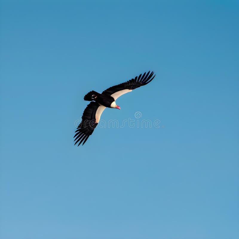 Soaring Elegance: Minimalist Capture of Andean Condor in Morning Light ...