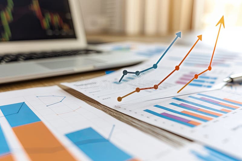 Soaring Inflation Trends Highlighted by Upward Arrow Graphs and ...