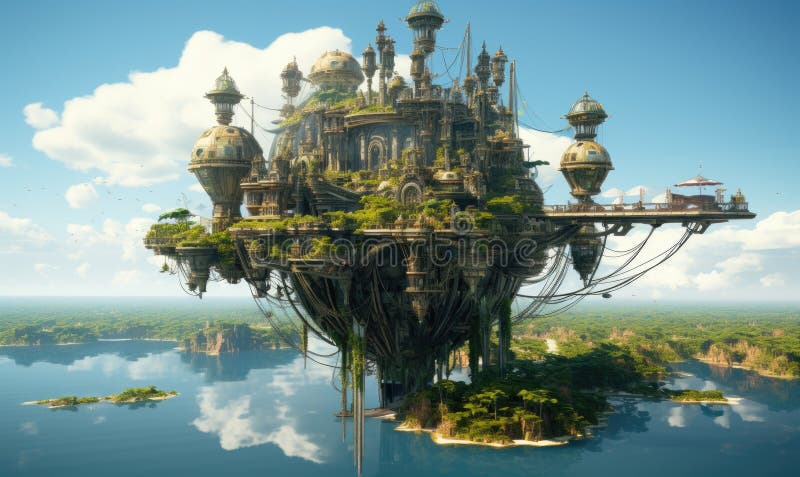 A Soaring Metropolis Hovers Above the Clouds, a Testament To ...