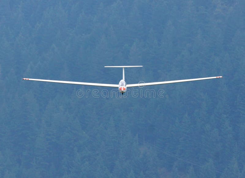 Soaring Sailplane Glider stock photo. Image of columbia - 64948842