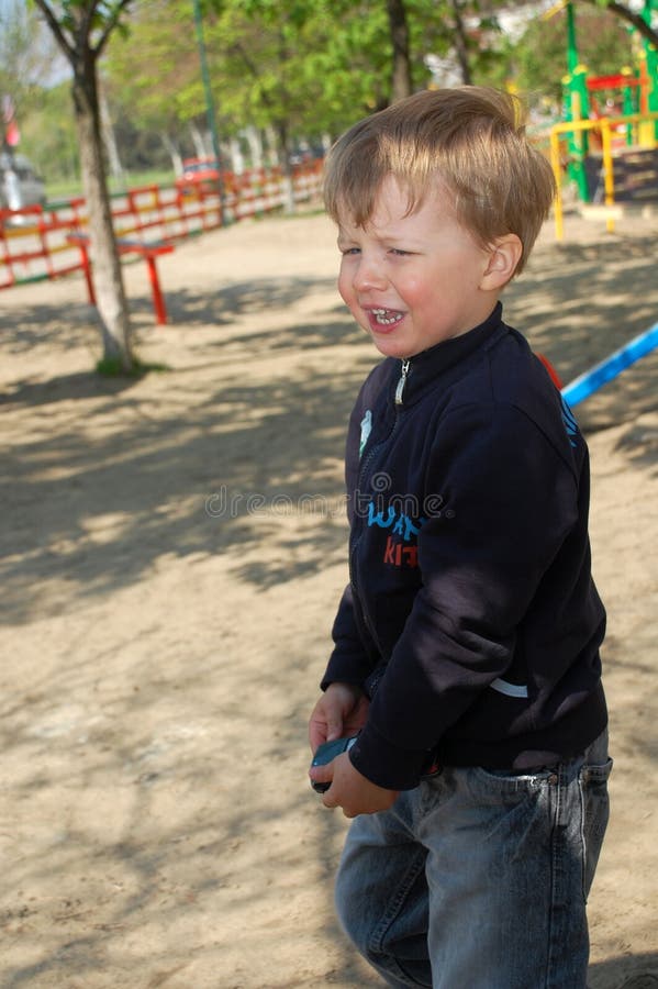 Sobbing boy stock image. Image of baby, little, children - 4929909