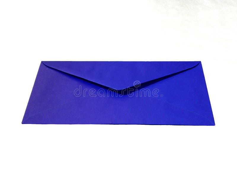 Sobre Azul Con Un Espacio En Blanco Para El Texto En Un Fondo Rosado De ...