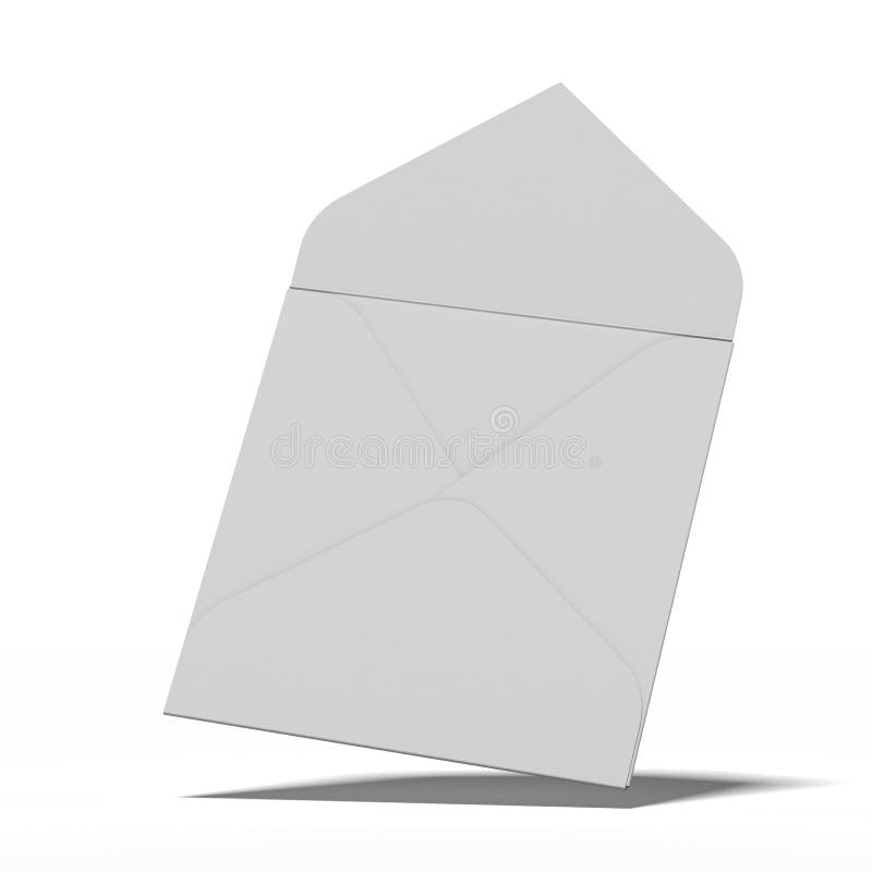 Fije De Sobres En Blanco Plantilla Del Sobre Del Vector Para Su Diseño ...