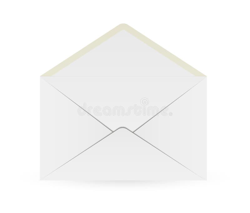 Sobre rojo vectorial ilustración del vector. Ilustración de carta - 8409631