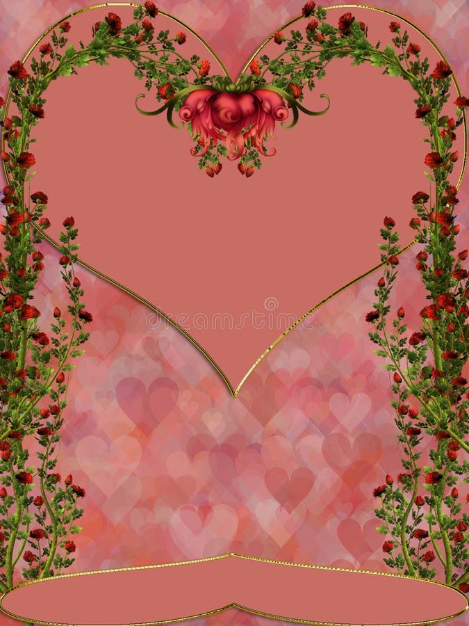 Sobre rosas stock de ilustración. Ilustración de amor - 4162397