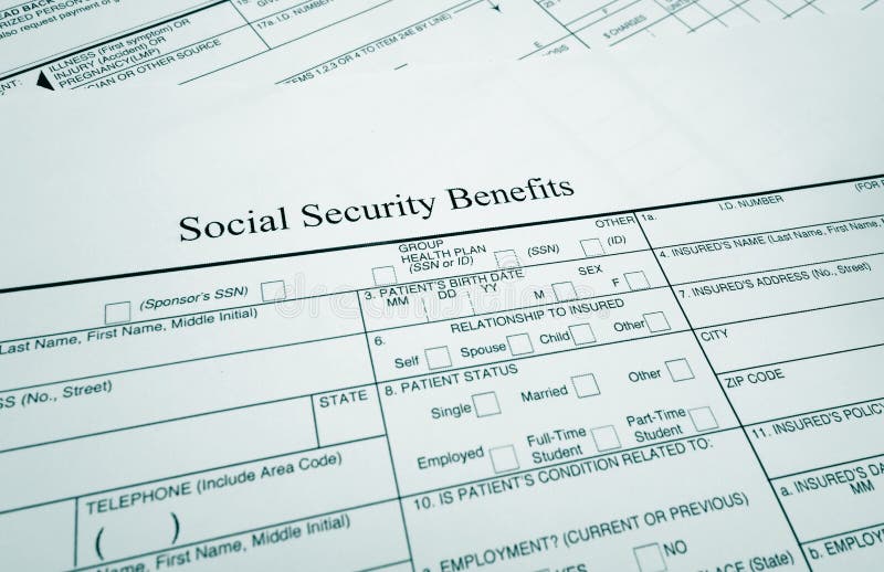 Soc Sec benefits stock photo. Image of medicalexpenses - 32852794
