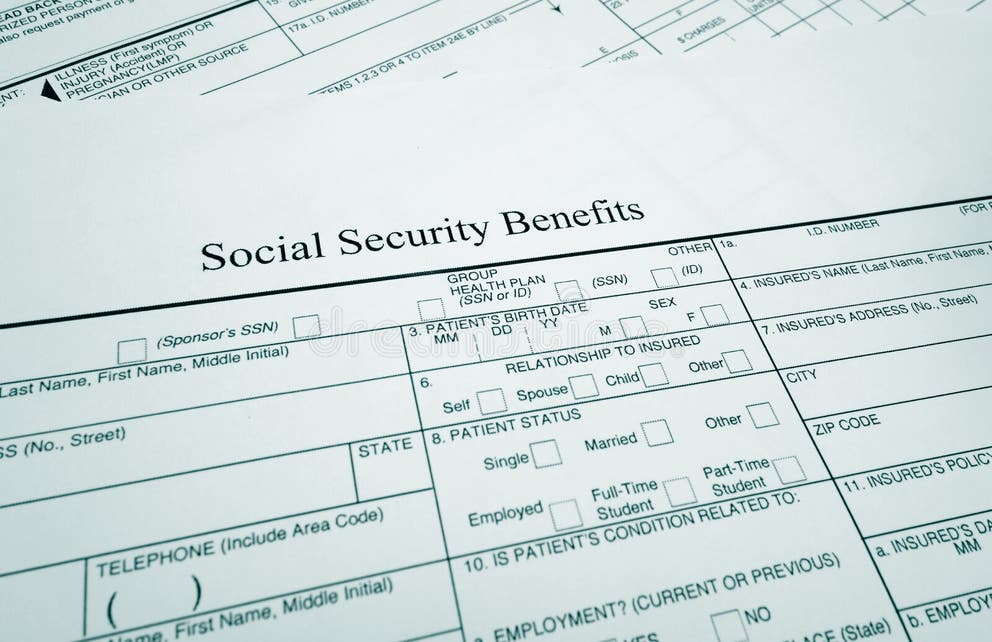 Soc Sec benefits stock photo. Image of medicalexpenses - 32852794