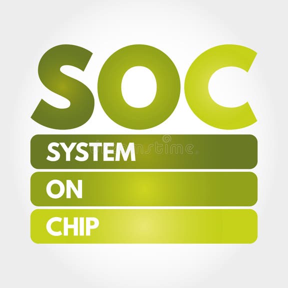 SOC - System on Chip Acronym, Technology Concept Background Stock ...