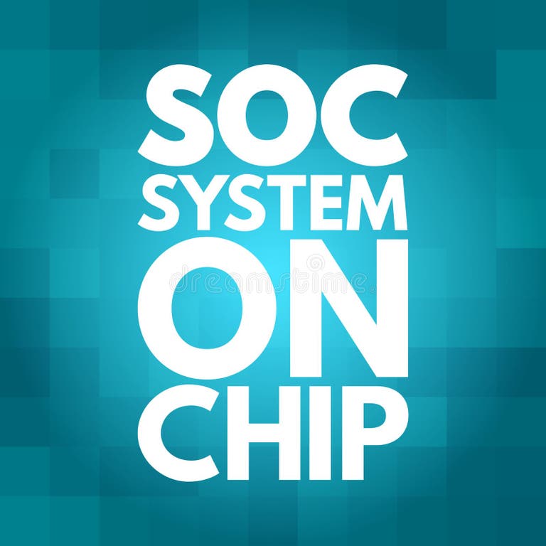 SOC - System on Chip Acronym, Technology Concept Background Stock ...