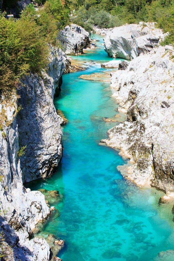 Soca river, Slovenia stock photo. Image of forest, river - 32016308