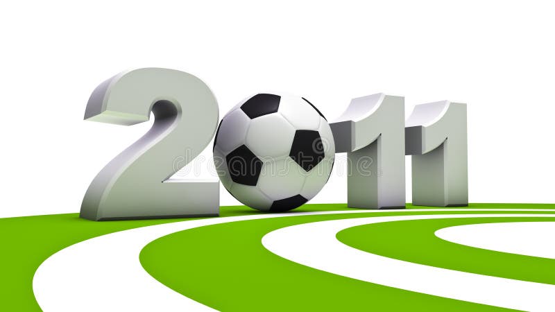 Soccer 2011 stock illustration. Illustration of sport - 16565789