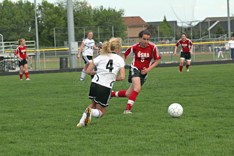 Soccer Action editorial photography. Image of woman, team - 19786592