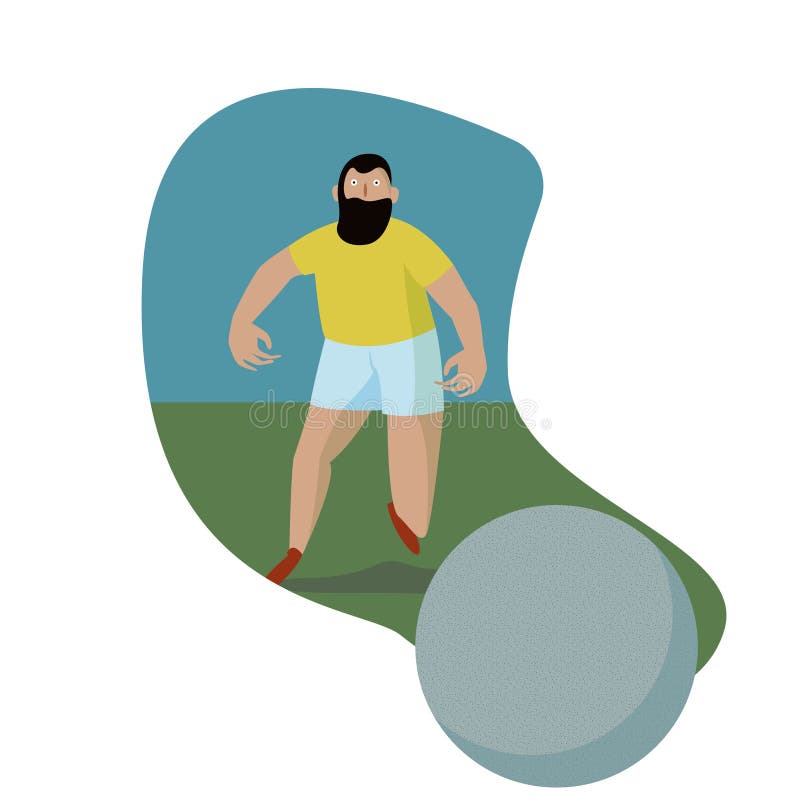 Soccer Action Player Running with the Ball Stock Vector - Illustration ...