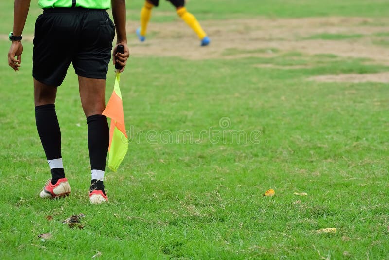 Soccer assistant referee stock photo. Image of control - 108762614