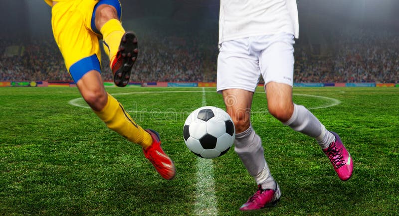 Soccer bal.football stock photo. Image of empty, male - 56744438