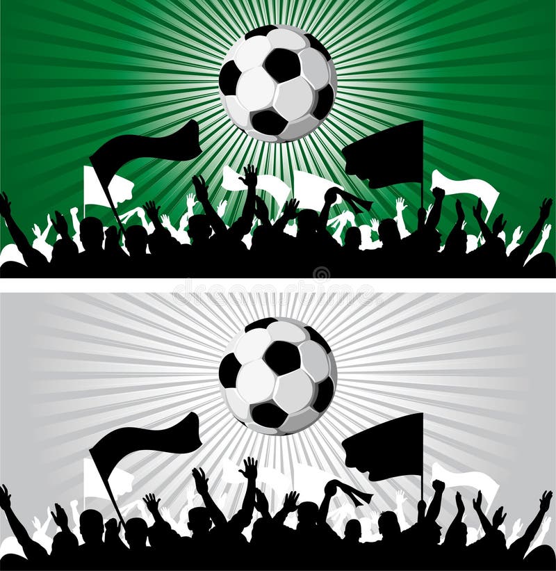 Soccer scroll design stock vector. Illustration of ball - 14590785