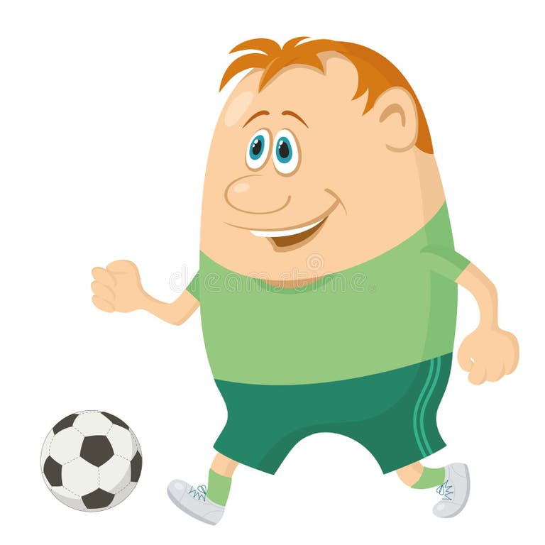 Fat Footballer Stock Illustrations – 73 Fat Footballer Stock ...