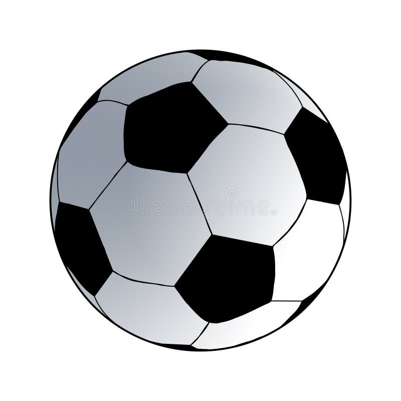 Soccer ball stock vector. Illustration of ball, black - 9027179
