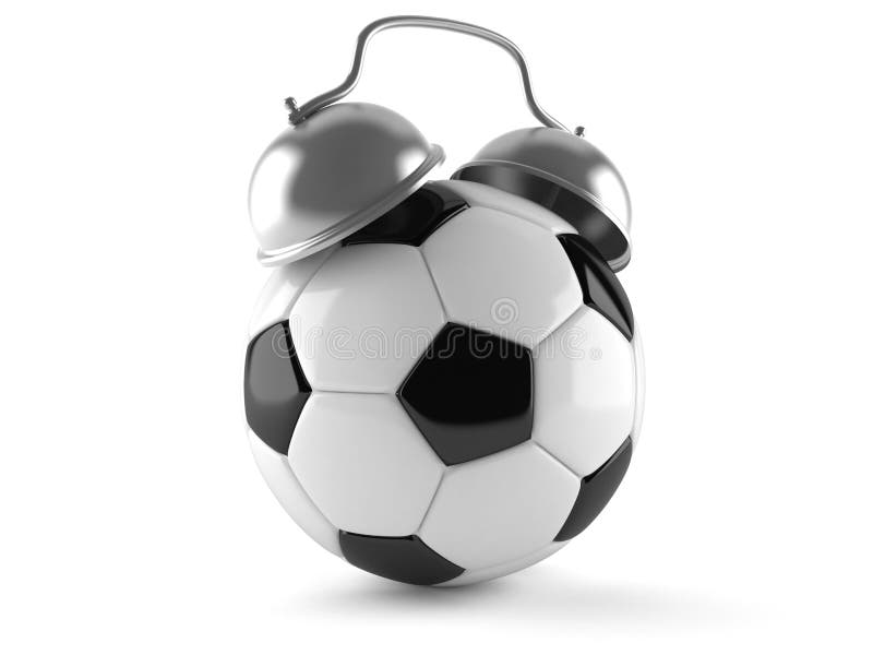 Soccer Ball Alarm Clock Stock Illustrations – 205 Soccer Ball Alarm ...