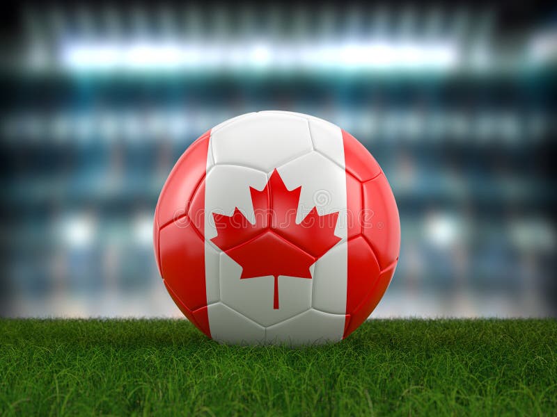 Soccer Ball Canada Flag Stock Illustrations – 626 Soccer Ball Canada ...