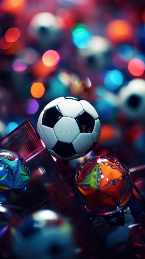 Colorful Football Backgrounds Soccer Balls Stock Photos - Free ...