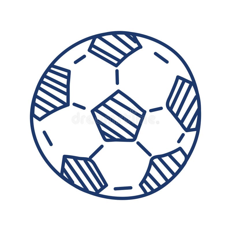 Soccer ball doodle icon stock vector. Illustration of kick - 289702280