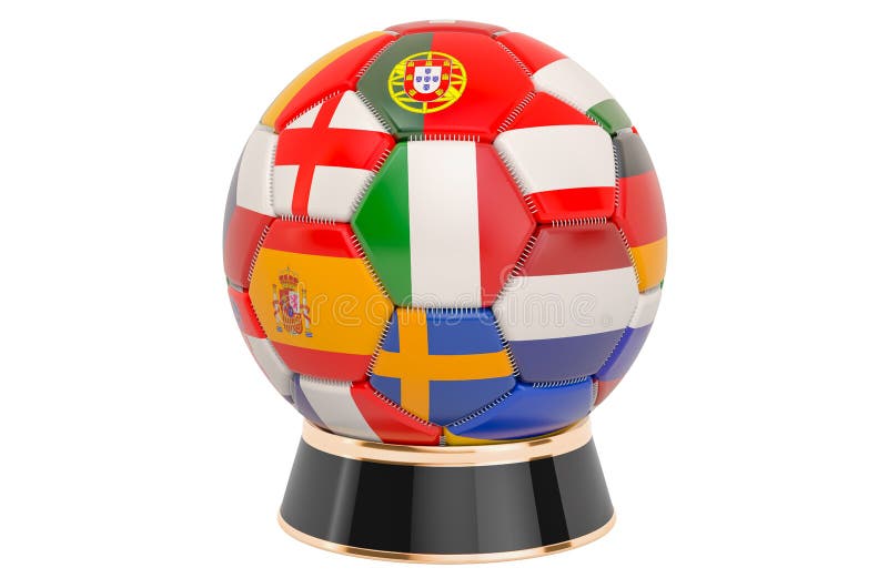 Soccer Ball European Countries Flags Euro Stock Illustrations – 258 ...