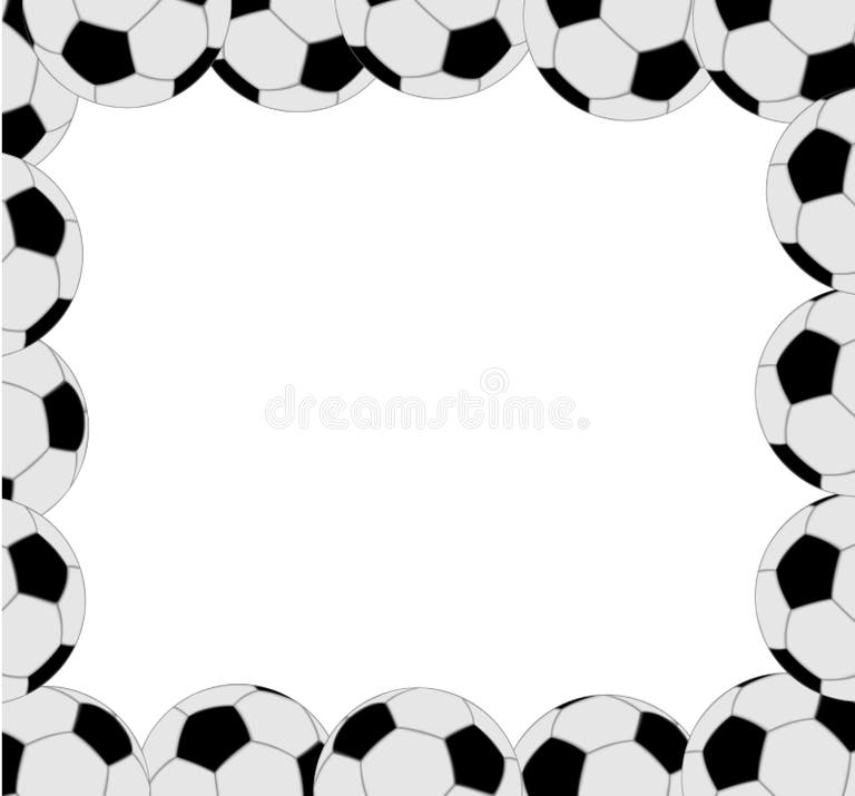 Soccer Border Frame Stock Illustrations – 1,547 Soccer Border Frame ...