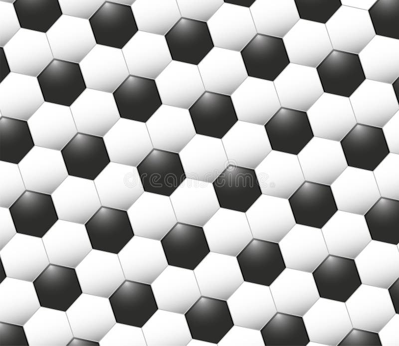 A Pattern of Black and White Hexagons Arranged in a Repetitive Grid ...