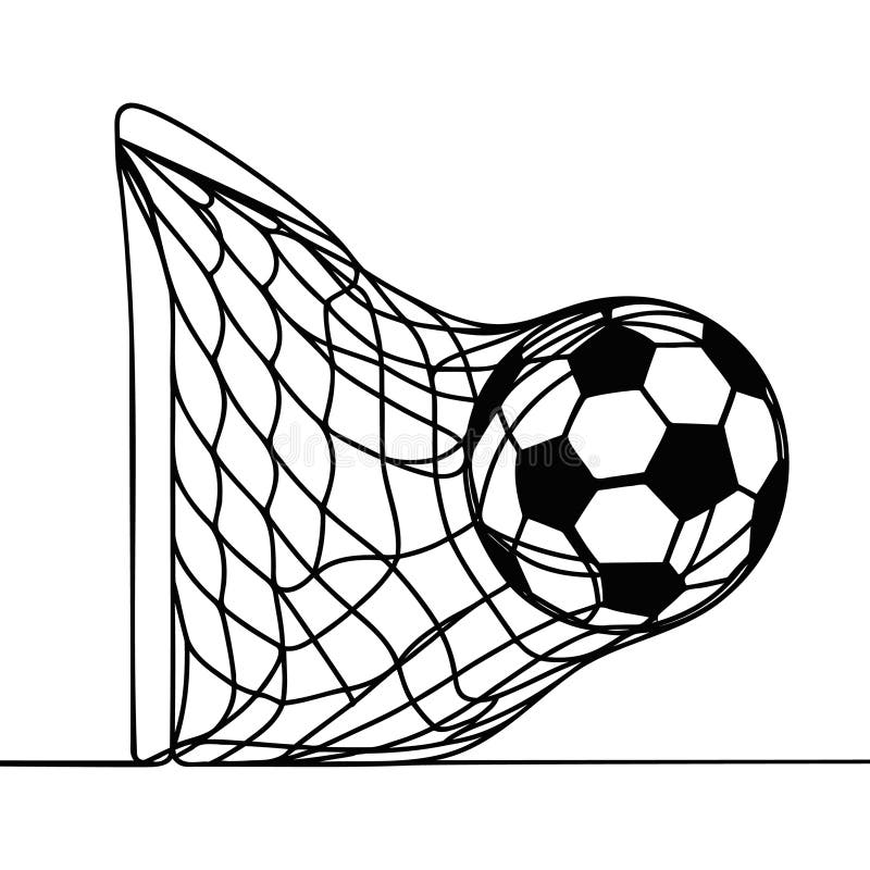 Soccer Goal Right Side View