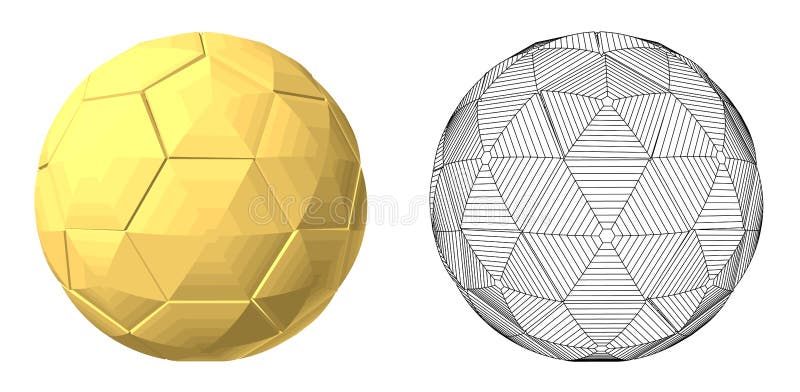 Gold Soccer Ball Pattern Stock Illustrations – 657 Gold Soccer Ball ...